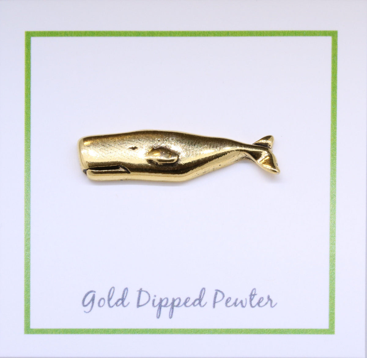 Whale Gold Lapel Pin – lapelpinplanet