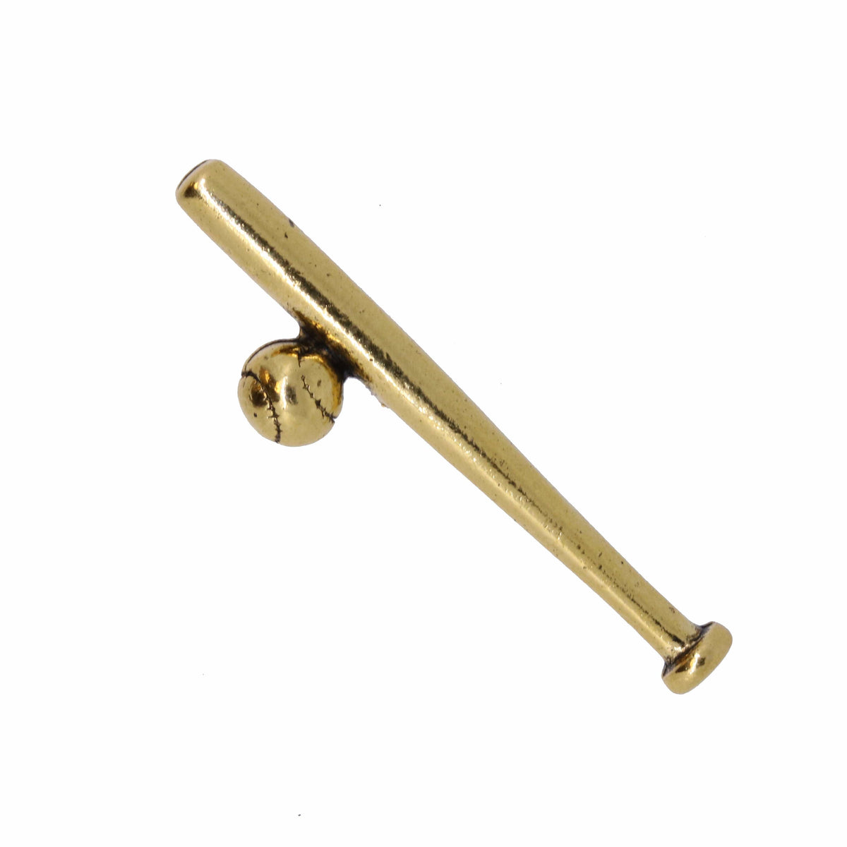 Baseball and Bat Gold Lapel Pin – lapelpinplanet