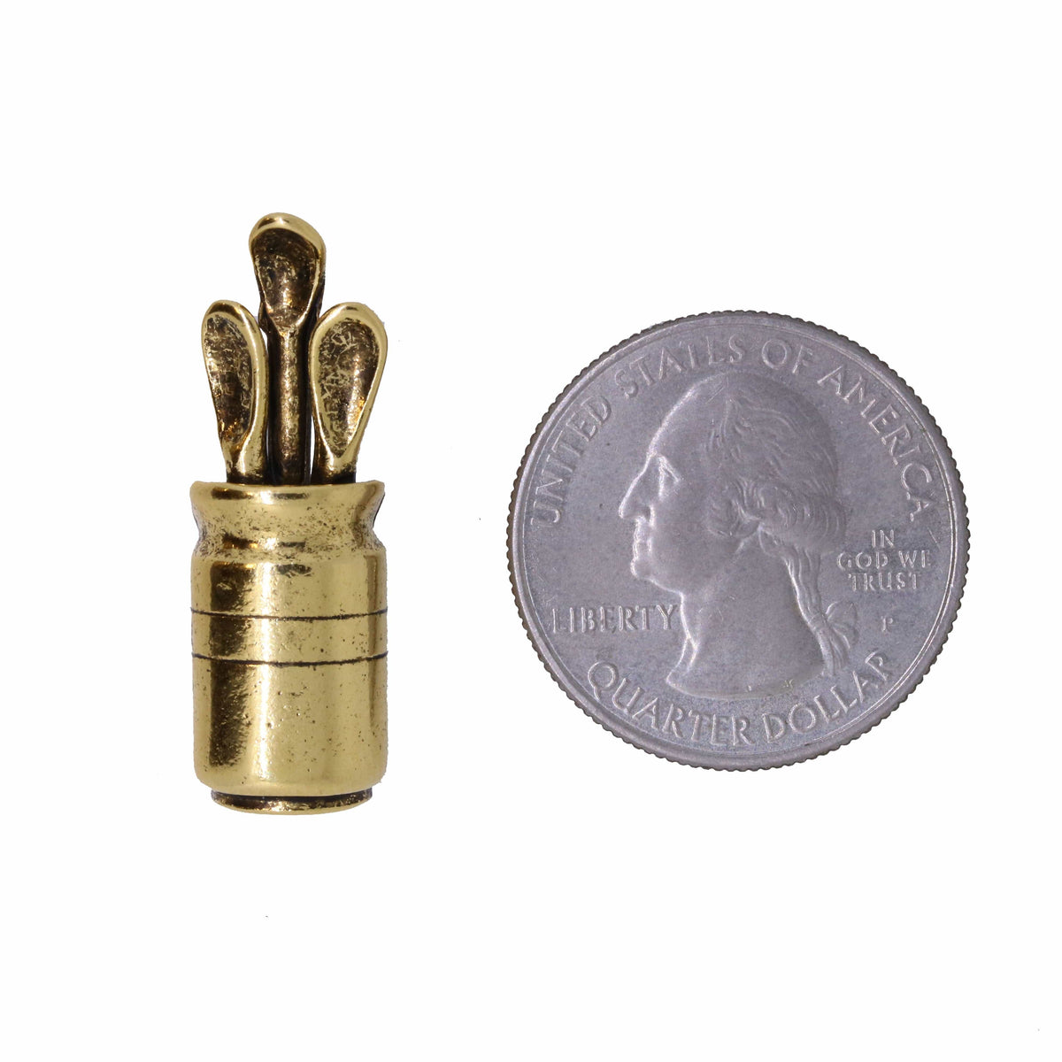 Spoons in Pot Gold Lapel Pin – lapelpinplanet