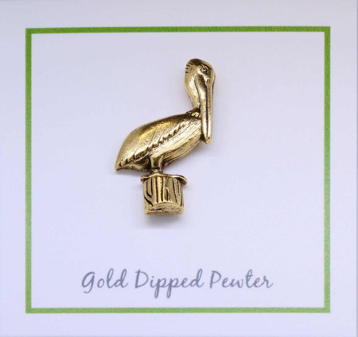 Pelican Gold Lapel Pin – lapelpinplanet