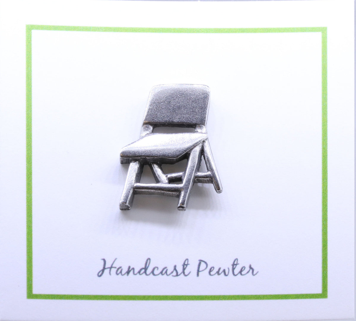 Folding Chair Lapel Pin - Sit in Style | Lapel Pin Planet – lapelpinplanet