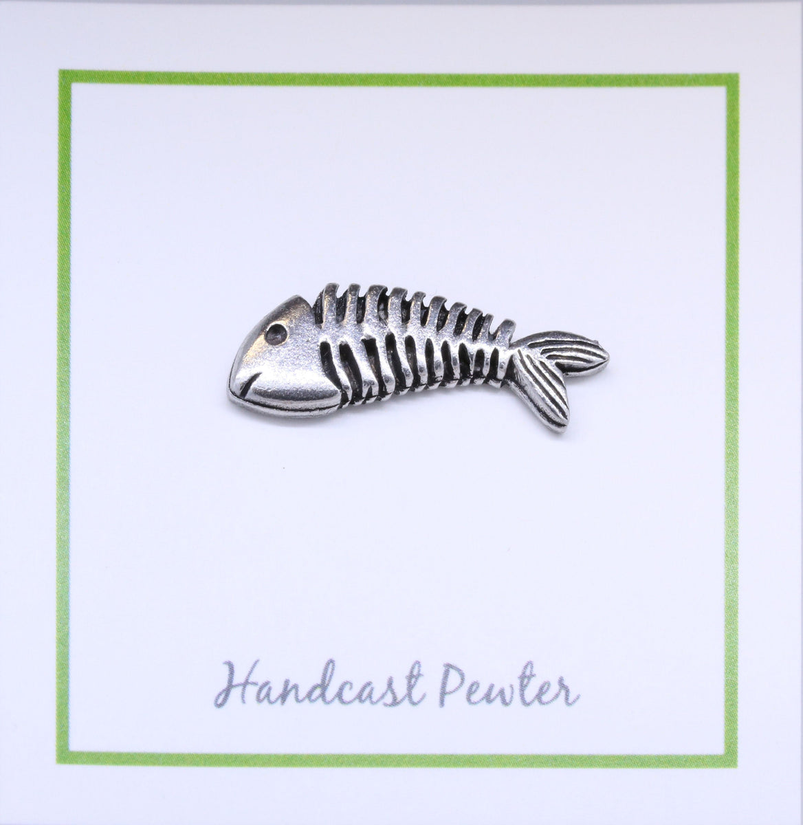 Fish Skeleton Lapel Pin – lapelpinplanet