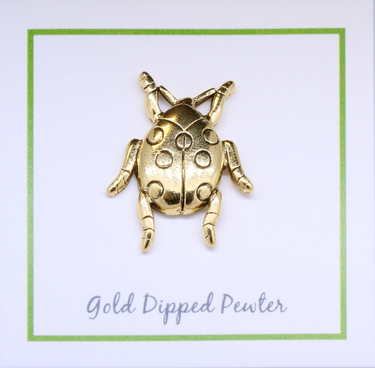 Ladybug Gold Lapel Pin - Crawl in Style | Lapel Pin Planet – lapelpinplanet