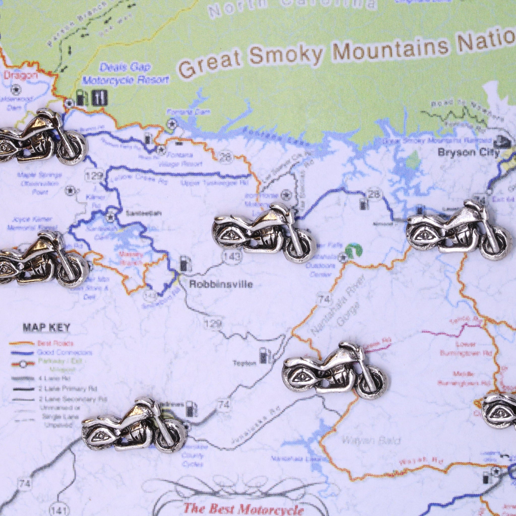 Motorcycle Map Pins - Mark Your Travel Memories | Lapel Pin Planet ...