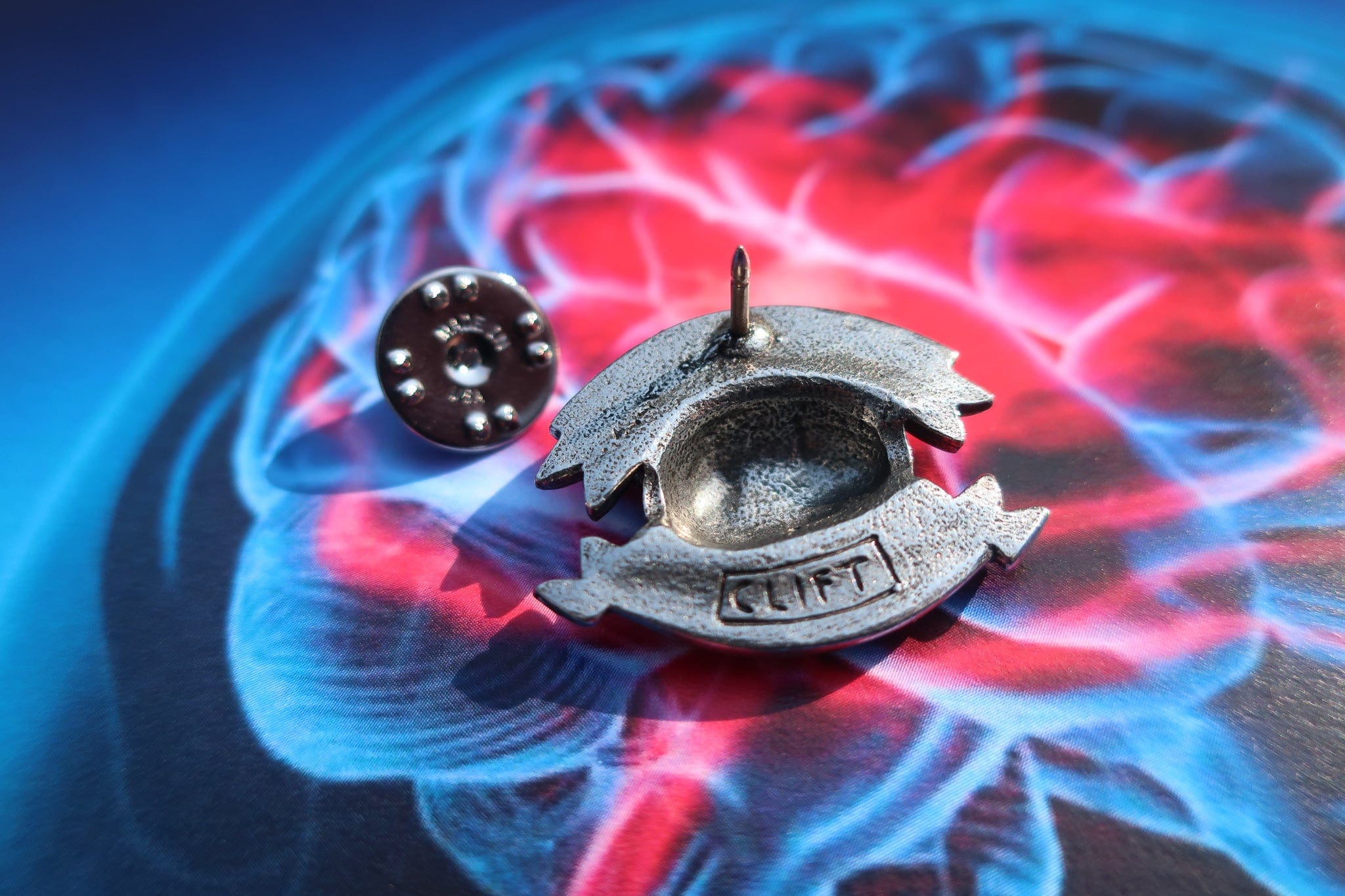 Time Is Brain Stroke Awareness Lapel Pin – lapelpinplanet