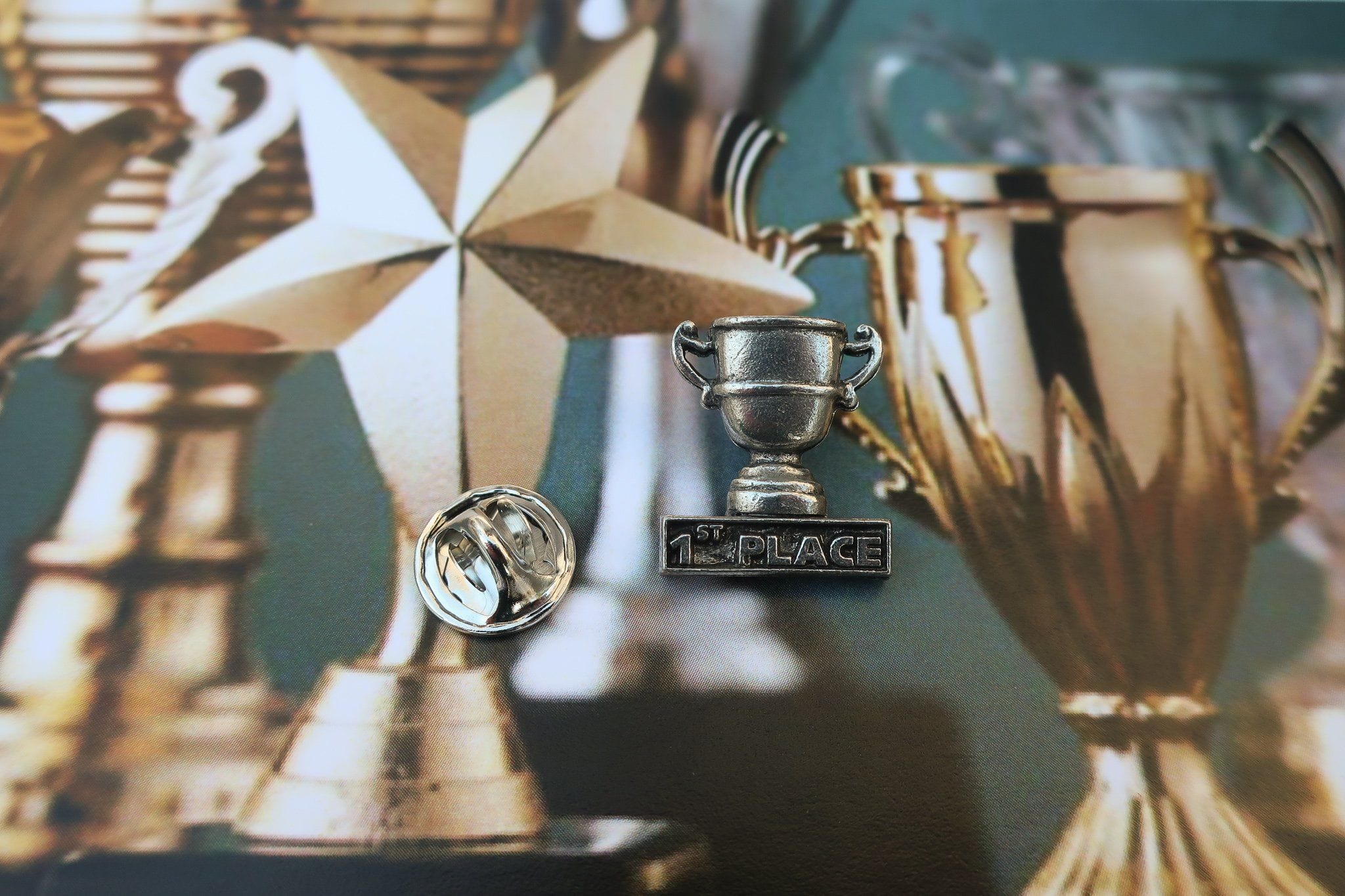 1st Place Trophy Lapel Pin | Lapel Pin Planet – lapelpinplanet
