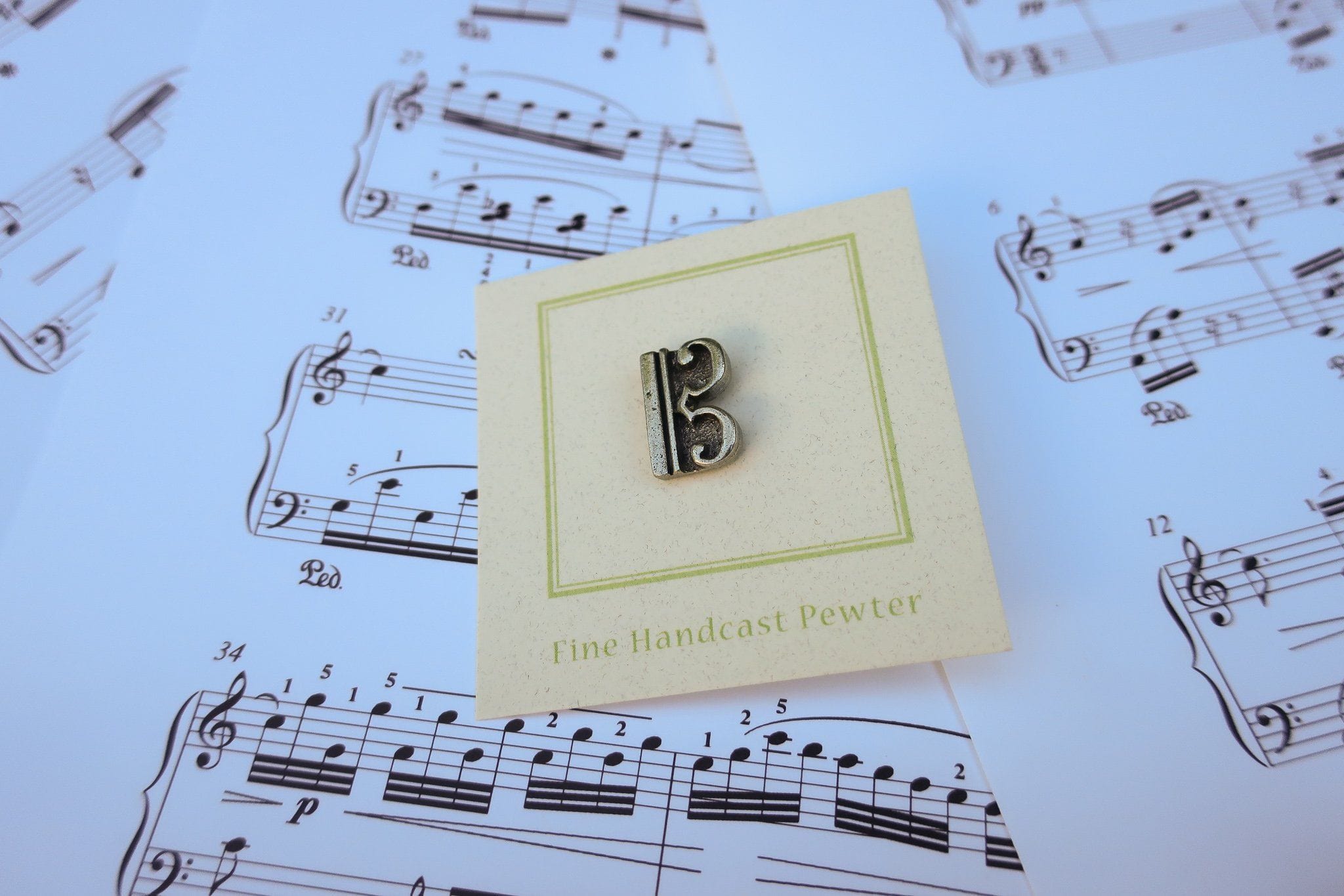 C Clef (Alto Clef) Lapel Pin | Lapel Pin Planet – lapelpinplanet