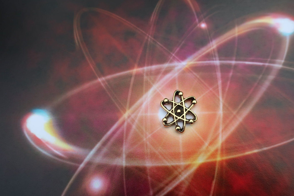 Atom Gold Lapel Pin - Science-Inspired Style | Lapel Pin Planet ...