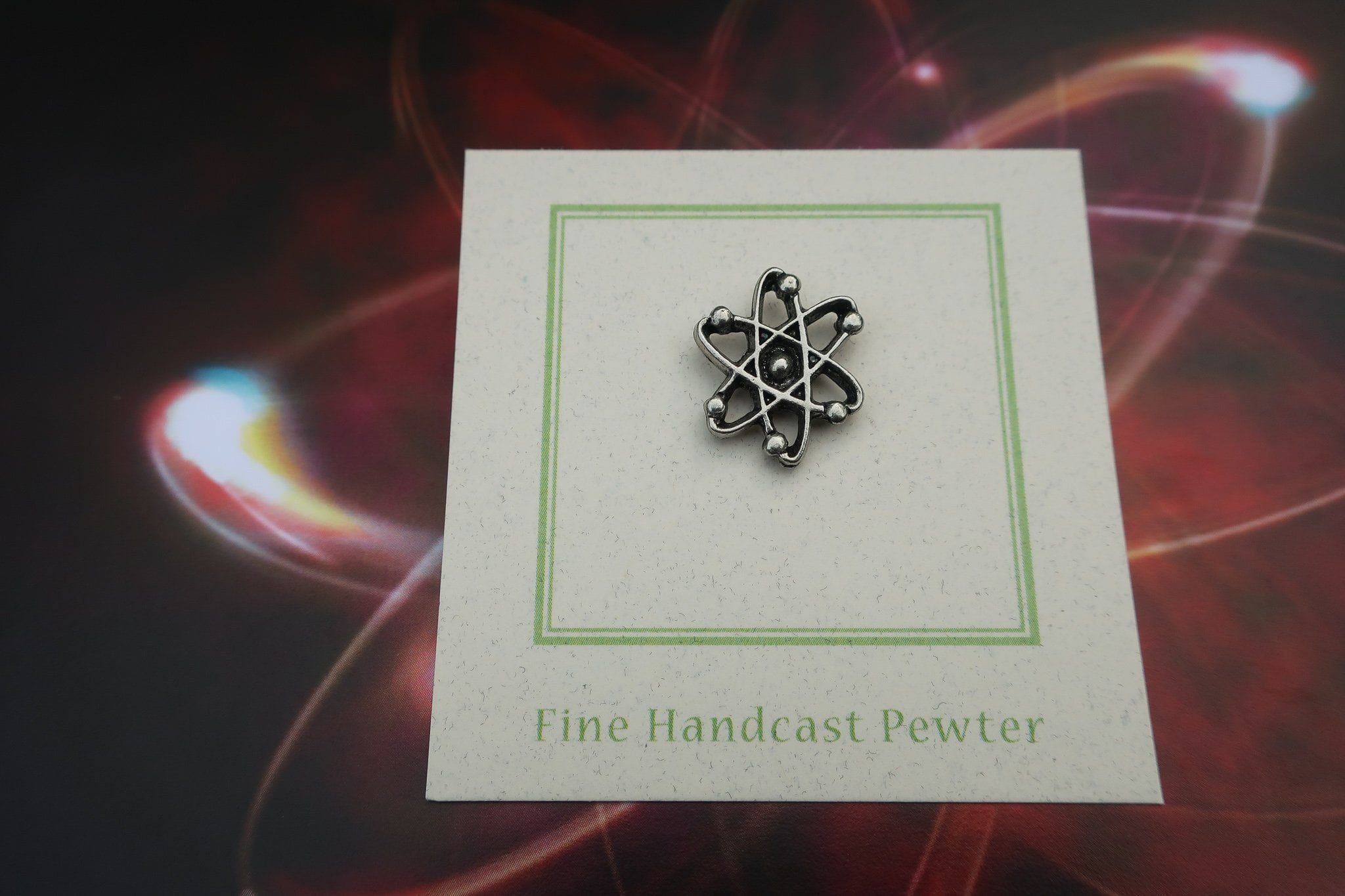 Atom Lapel Pin - Science-Inspired Style | Lapel Pin Planet – lapelpinplanet
