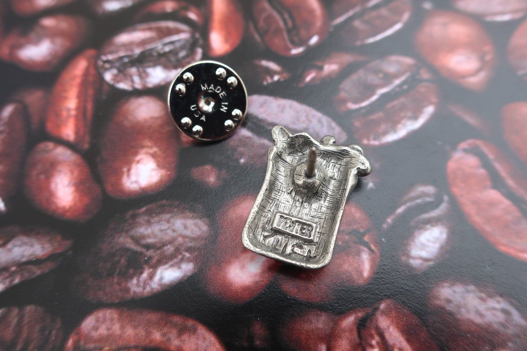Bag of Coffee Lapel Pin, Coffee Pin – lapelpinplanet