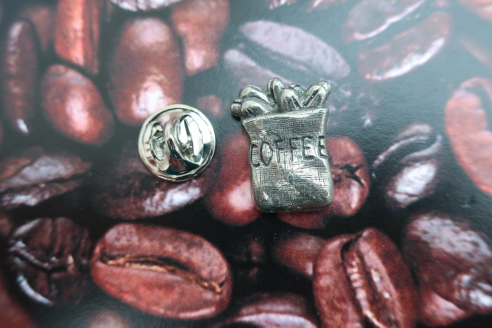 Bag of Coffee Lapel Pin, Coffee Pin – lapelpinplanet
