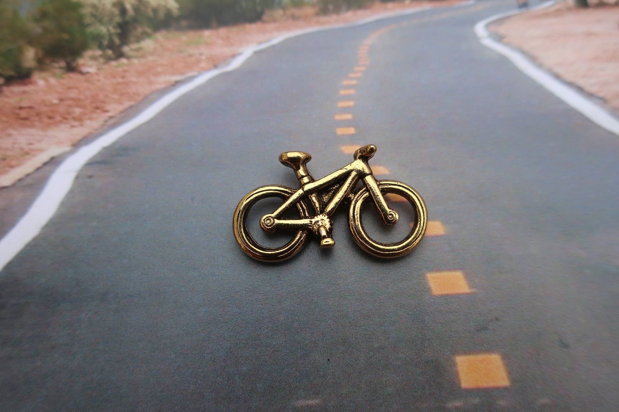 Bicycle Gold Lapel Pin - Ride with Style | Lapel Pin Planet ...
