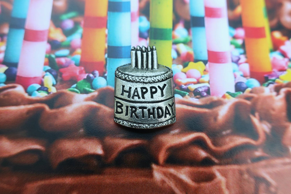 Birthday Cake Lapel Pin - Celebrate in Style | Lapel Pin Planet ...