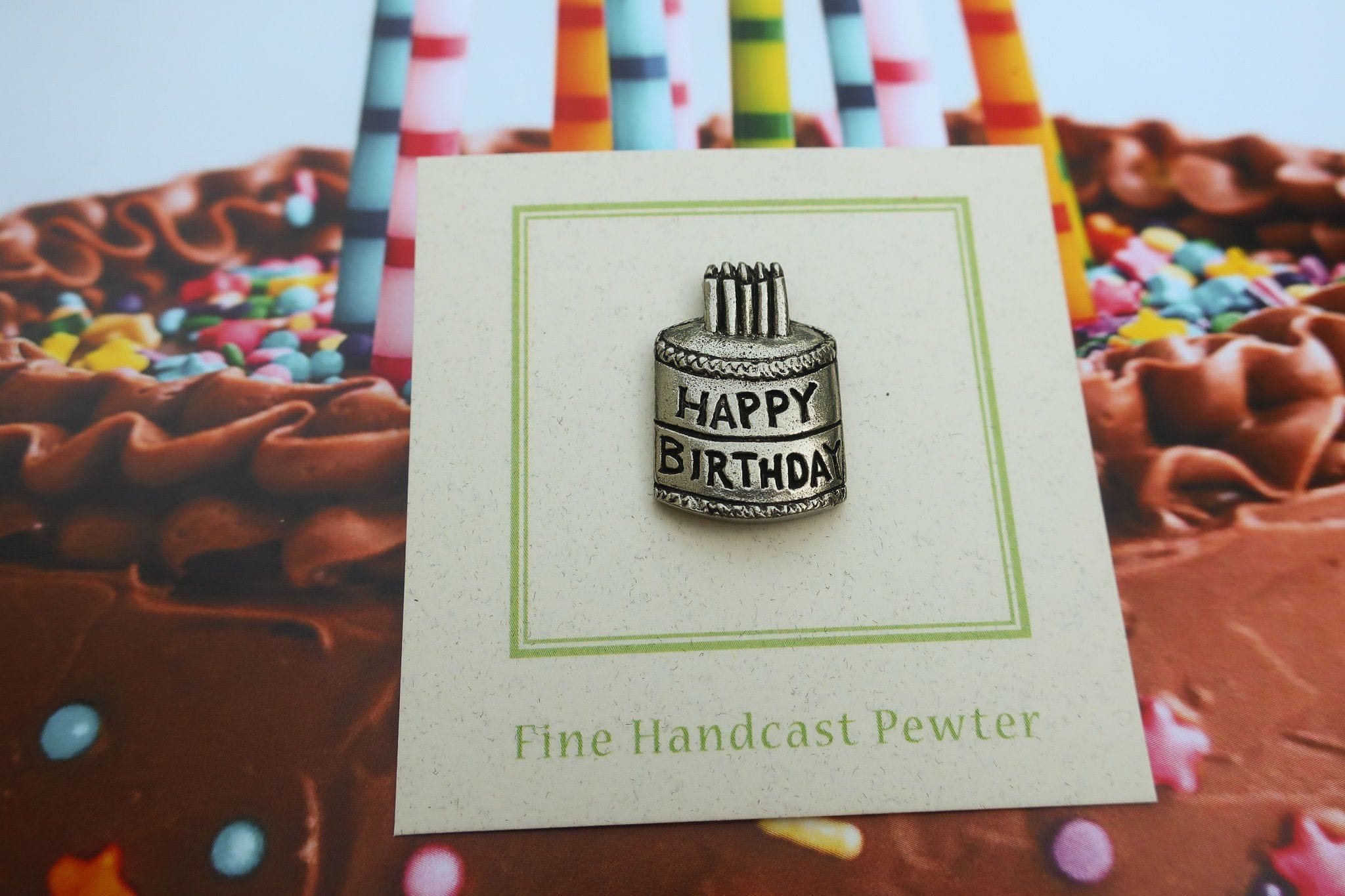 Birthday Cake Lapel Pin - Celebrate in Style | Lapel Pin Planet ...