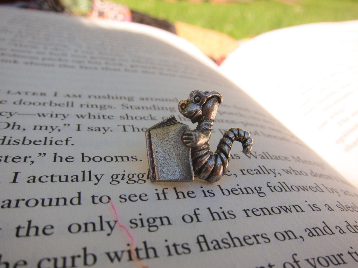 Bookworm Lapel Pin - Perfect for Book Lovers | Lapel Pin Planet ...