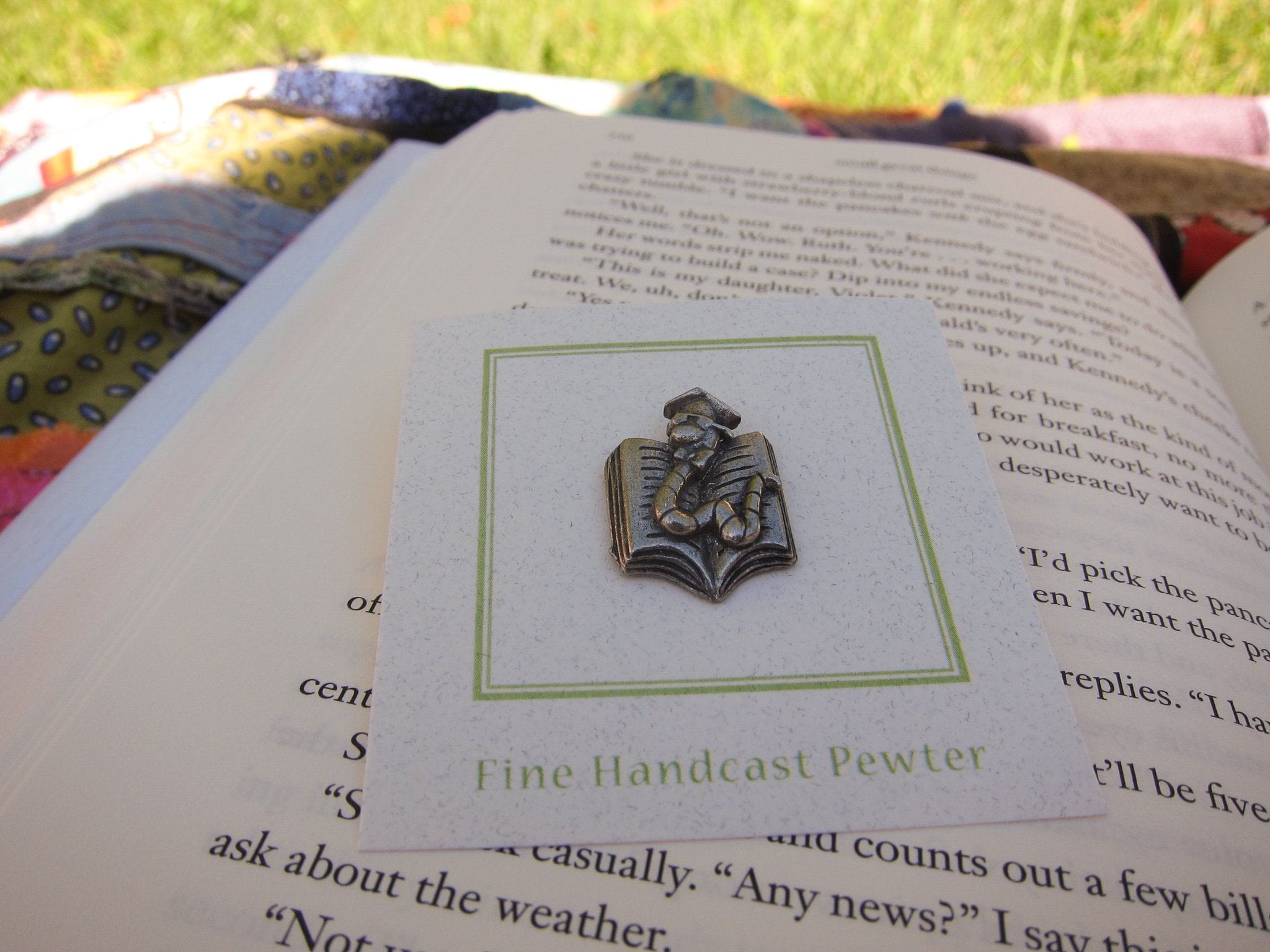 Bookworm Scholar Lapel Pin | Lapel Pin Planet – lapelpinplanet