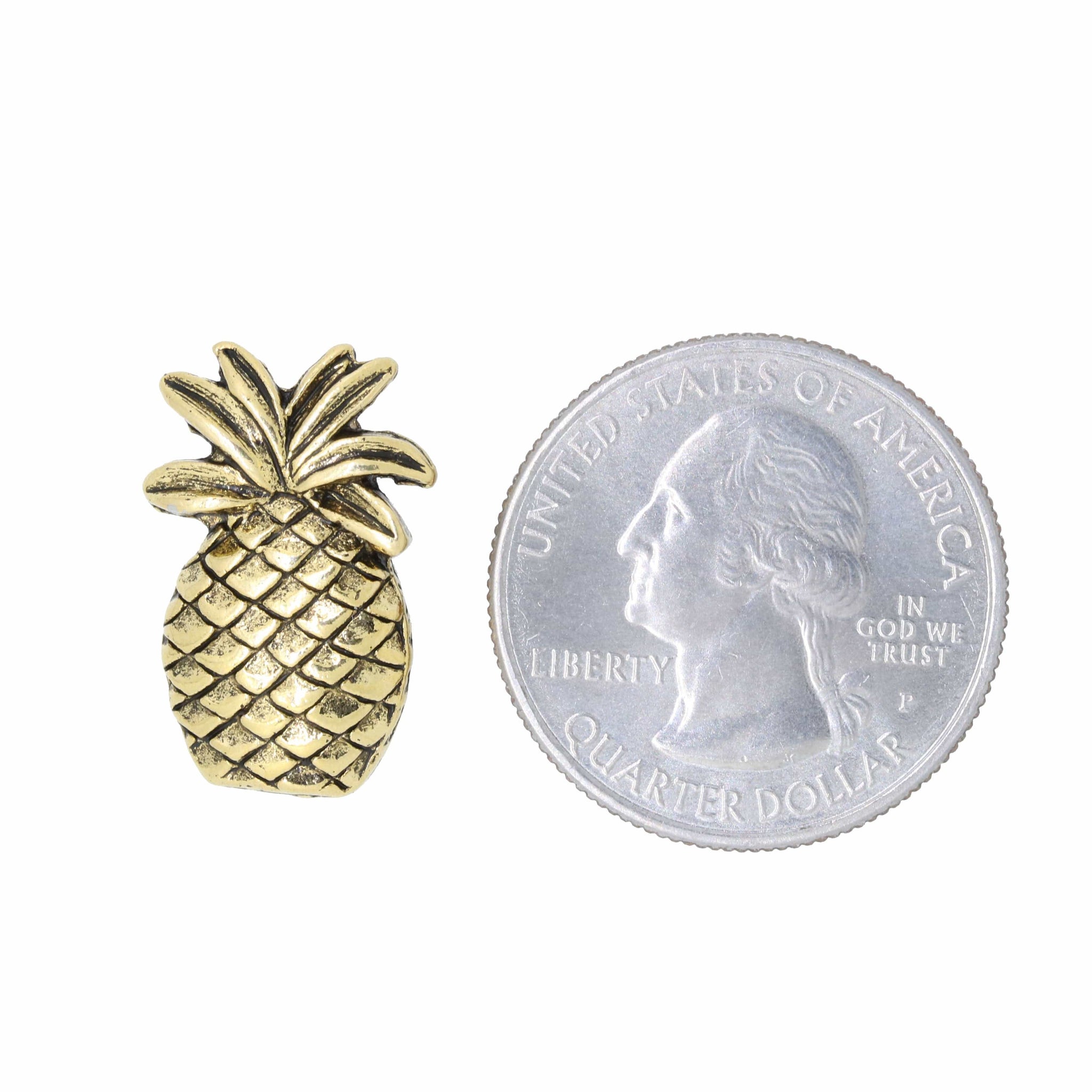 Pineapple Gold Lapel Pin – lapelpinplanet