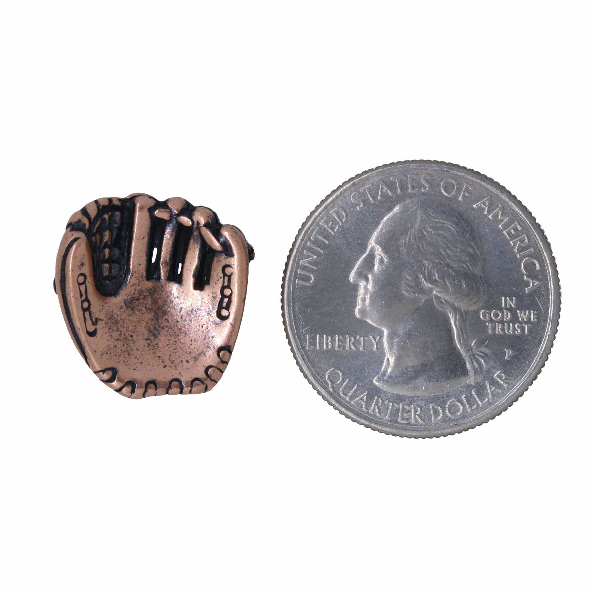 Baseball Glove Copper Lapel Pin - Score Big with Style | Lapel Pin ...