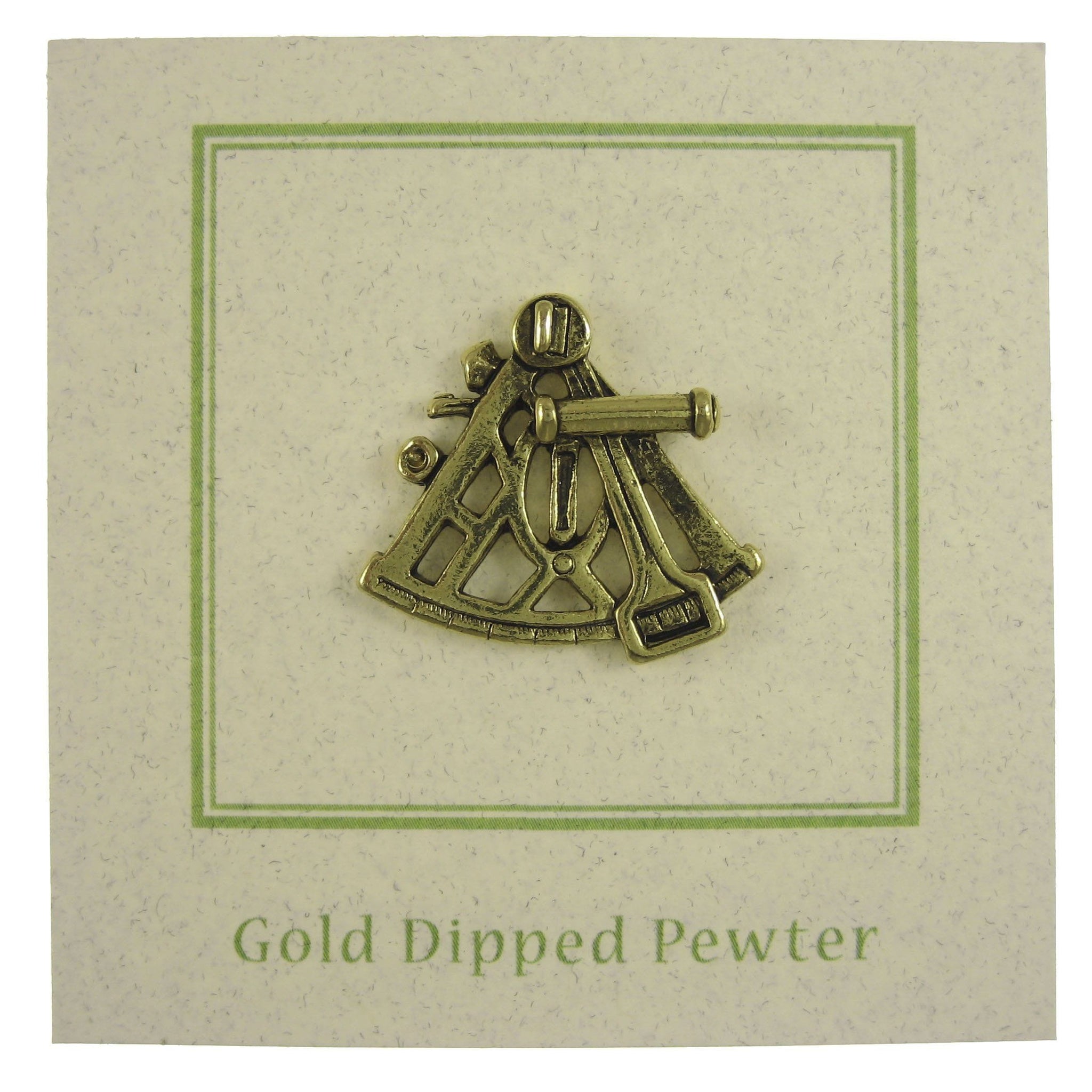 Sextant Gold Lapel Pin – lapelpinplanet