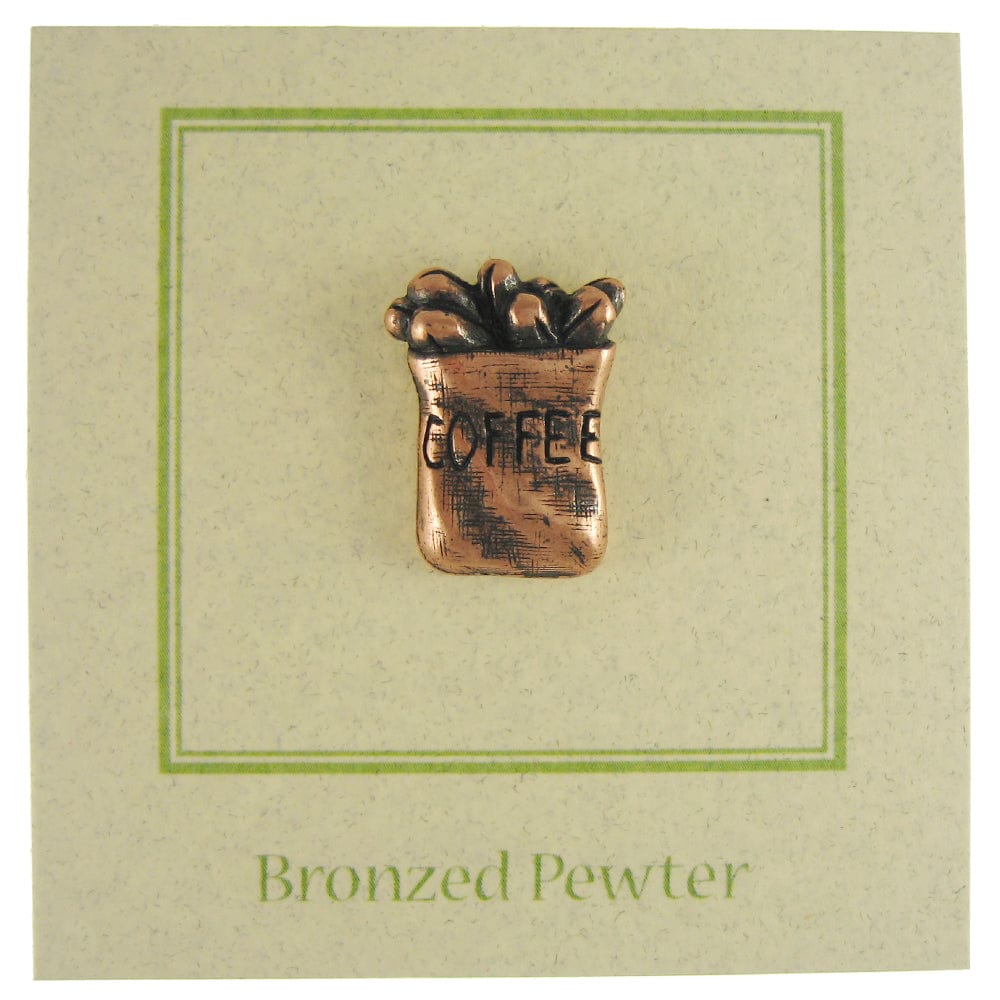 Sack of Coffee Copper Lapel Pin – lapelpinplanet
