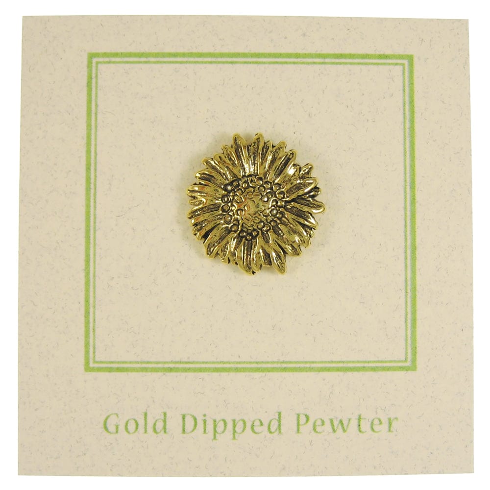 Sunflower Gold Lapel Pin – lapelpinplanet