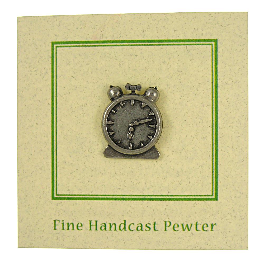Alarm Clock Lapel Pin - Timeless Style | Lapel Pin Planet – lapelpinplanet