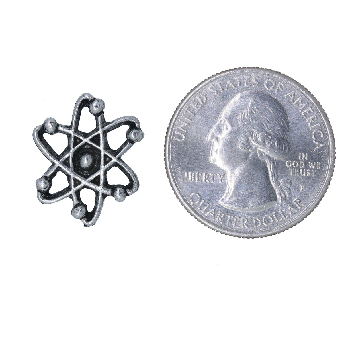 Atom Lapel Pin - Science-Inspired Style | Lapel Pin Planet – lapelpinplanet