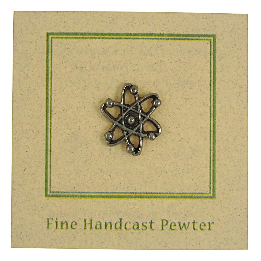 Atom Lapel Pin - Science-Inspired Style | Lapel Pin Planet – lapelpinplanet