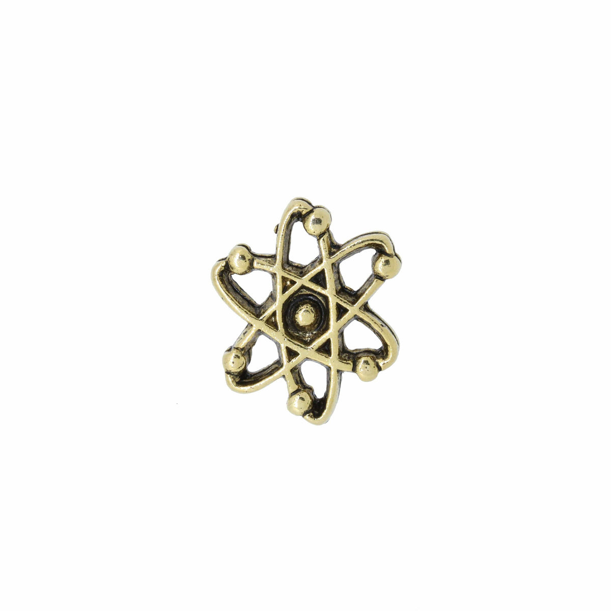 Atom Gold Lapel Pin - Science-Inspired Style | Lapel Pin Planet ...
