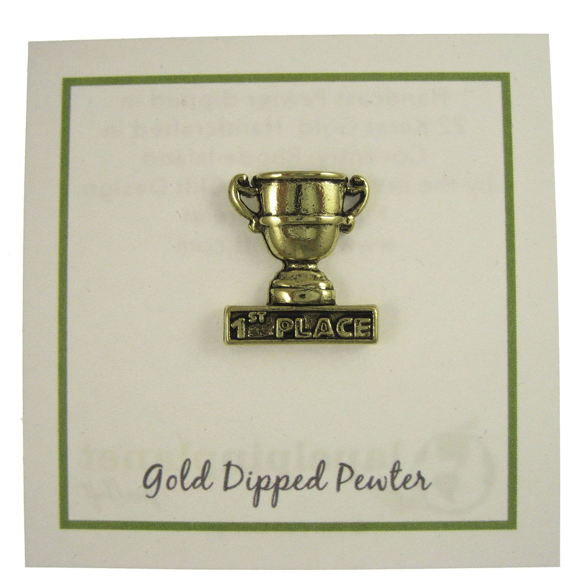 1st Place Trophy Gold Lapel Pin | Lapel Pin Planet – lapelpinplanet
