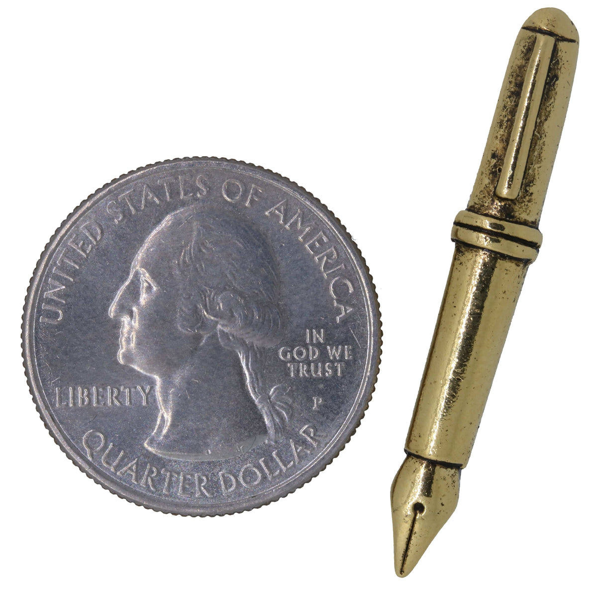 Pen Gold Lapel Pin – lapelpinplanet