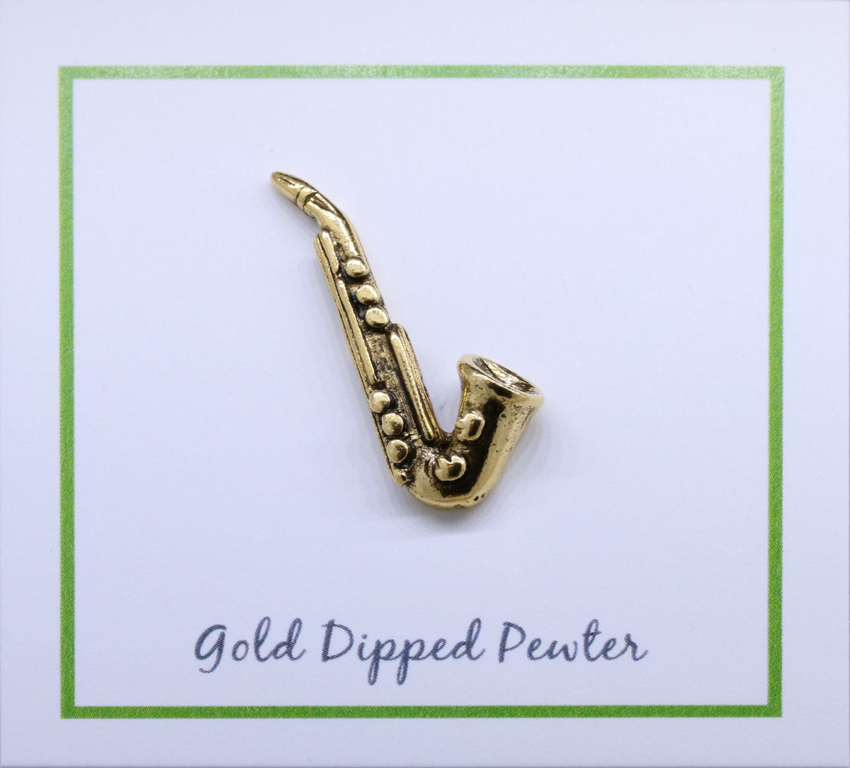 Saxophone Gold Lapel Pin – lapelpinplanet