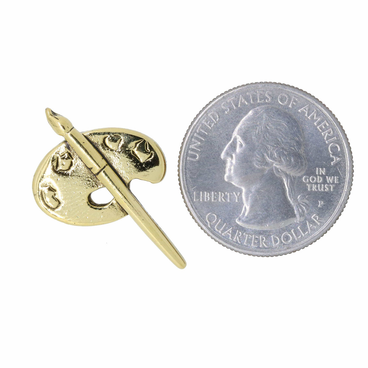 Artist Palette Gold Lapel Pin | Lapel Pin Planet – lapelpinplanet