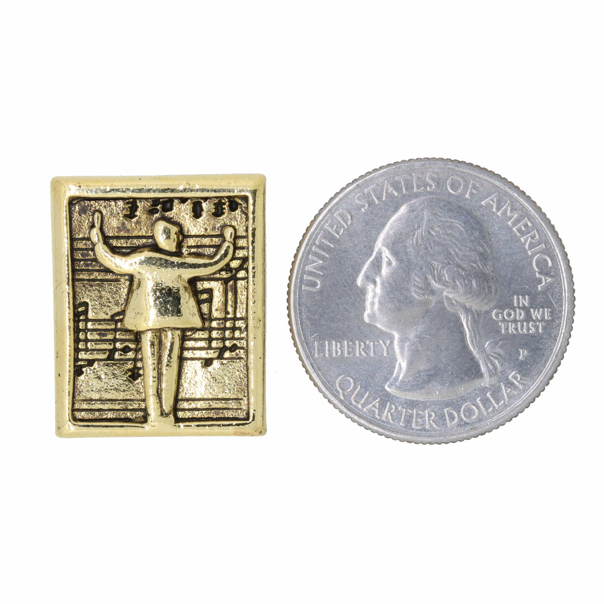 Music Conductor Gold Lapel Pin – lapelpinplanet