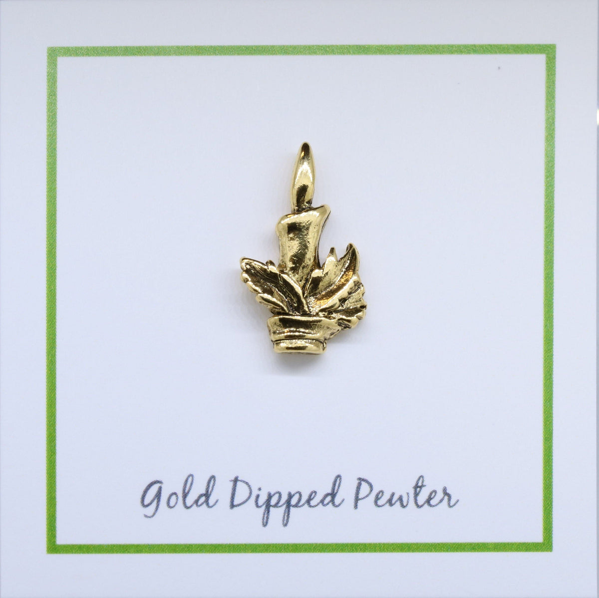 Candlestick Gold Lapel Pin | Lapel Pin Planet – lapelpinplanet