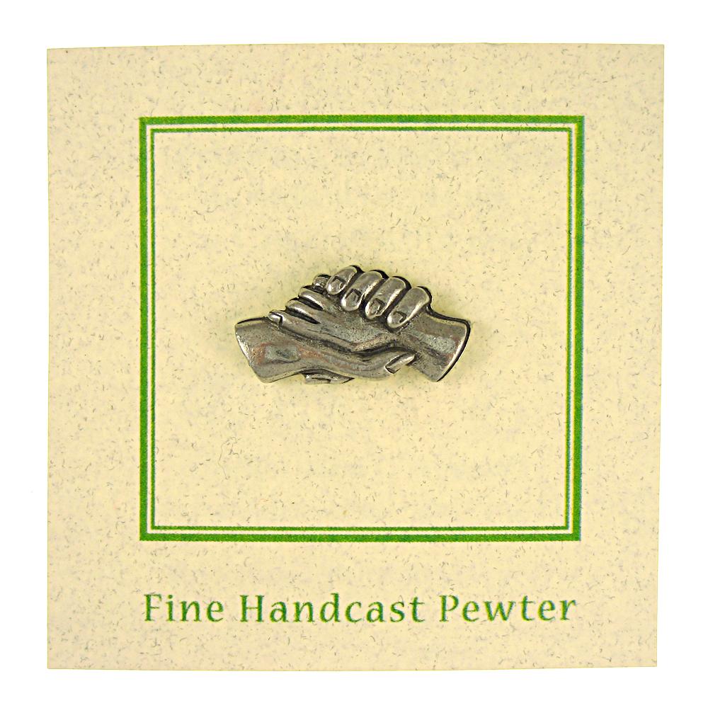 Handshake Lapel Pin – lapelpinplanet