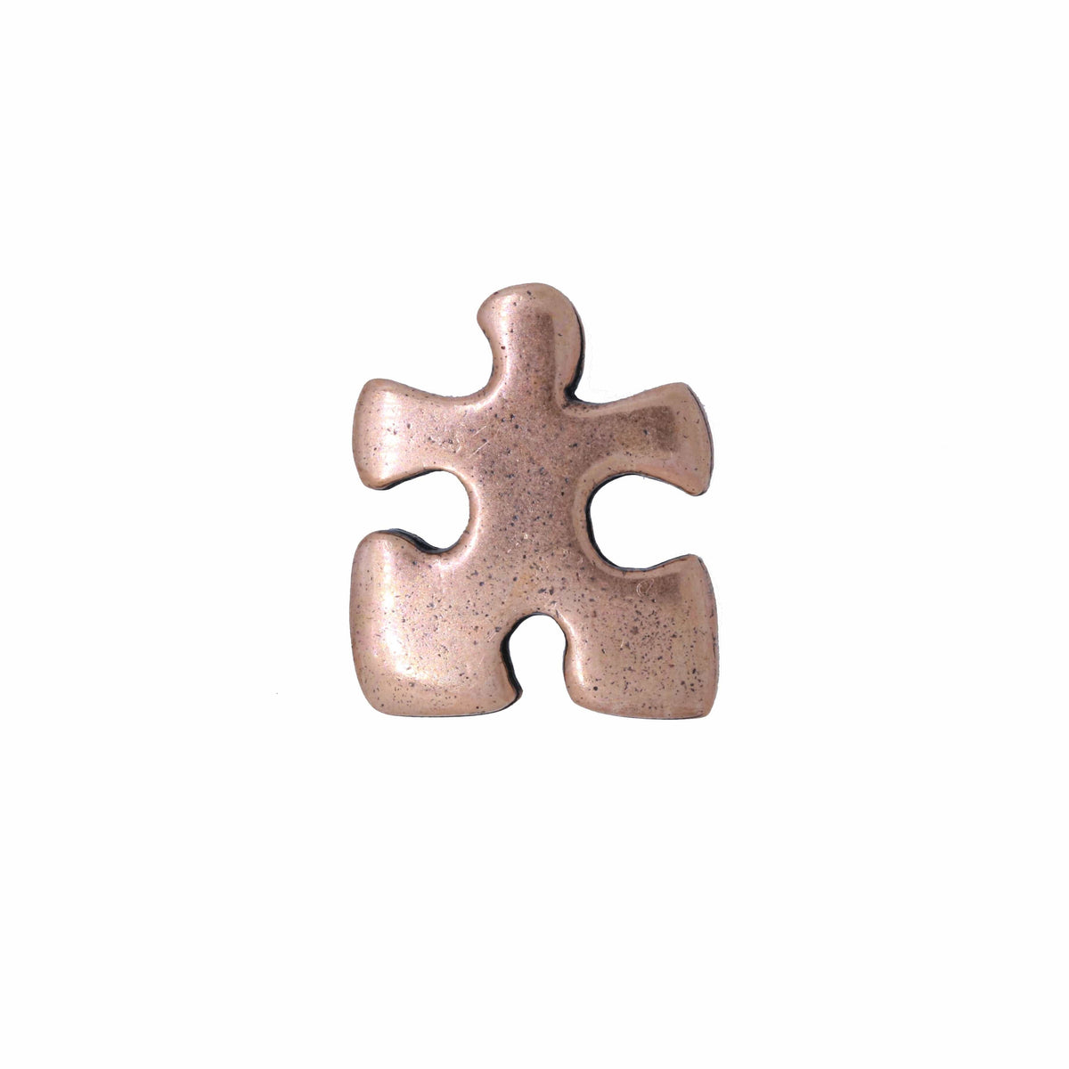 Puzzle Piece Copper Lapel Pin – lapelpinplanet