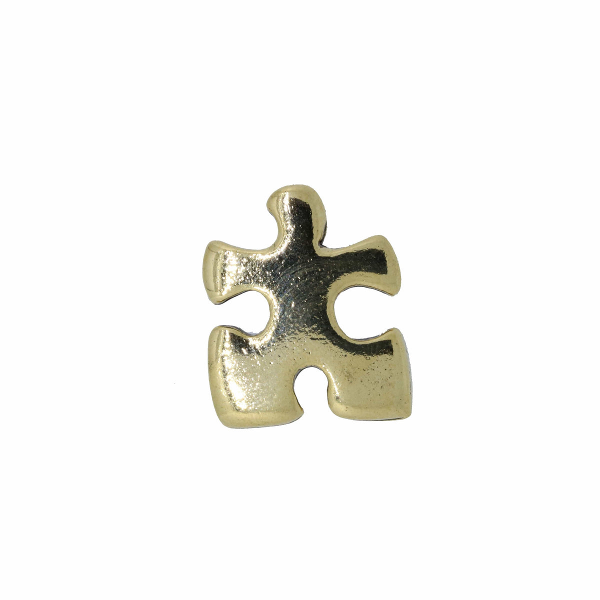 Puzzle Piece Gold Lapel Pin – lapelpinplanet