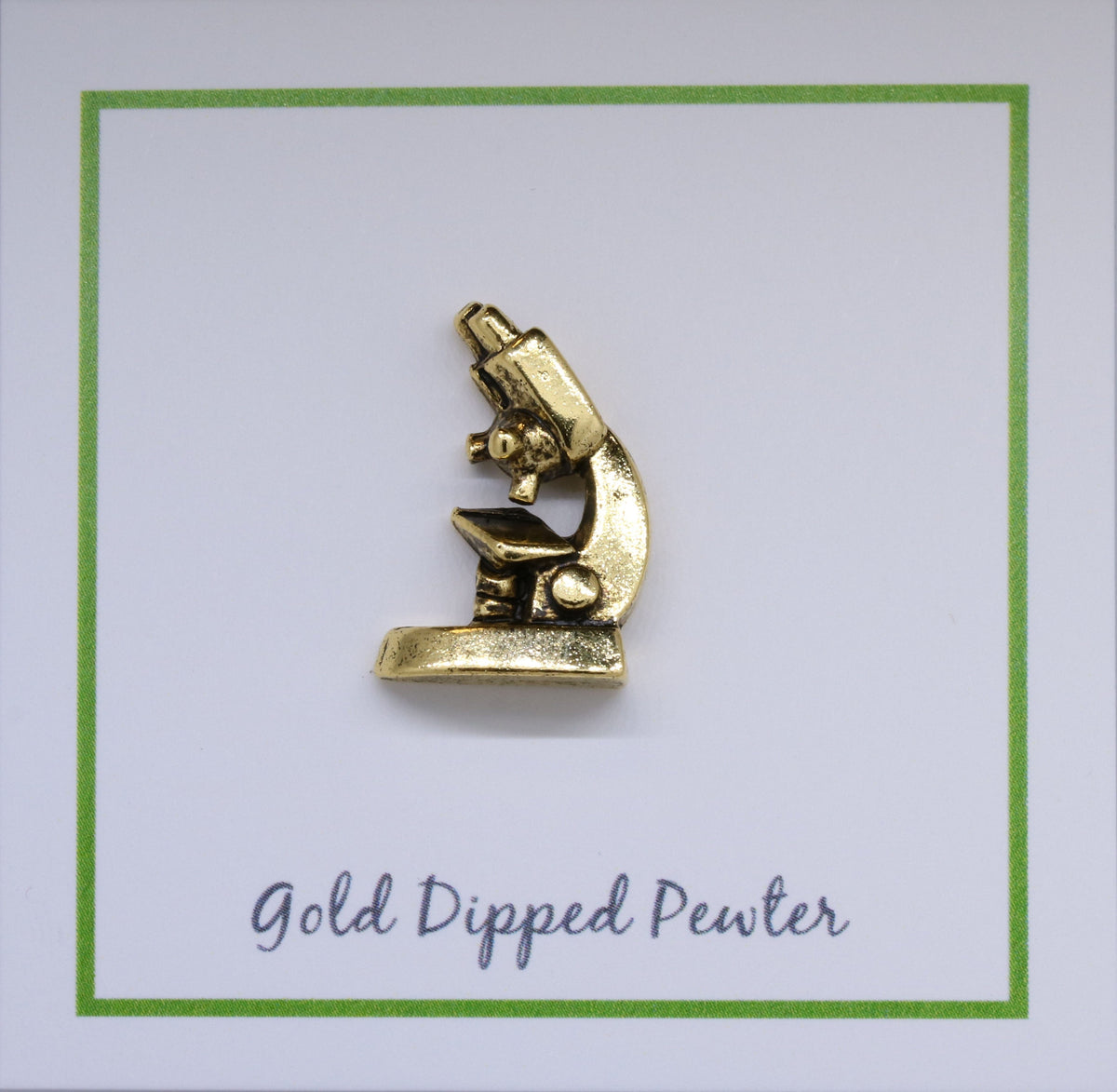 Microscope Gold Lapel Pin – lapelpinplanet