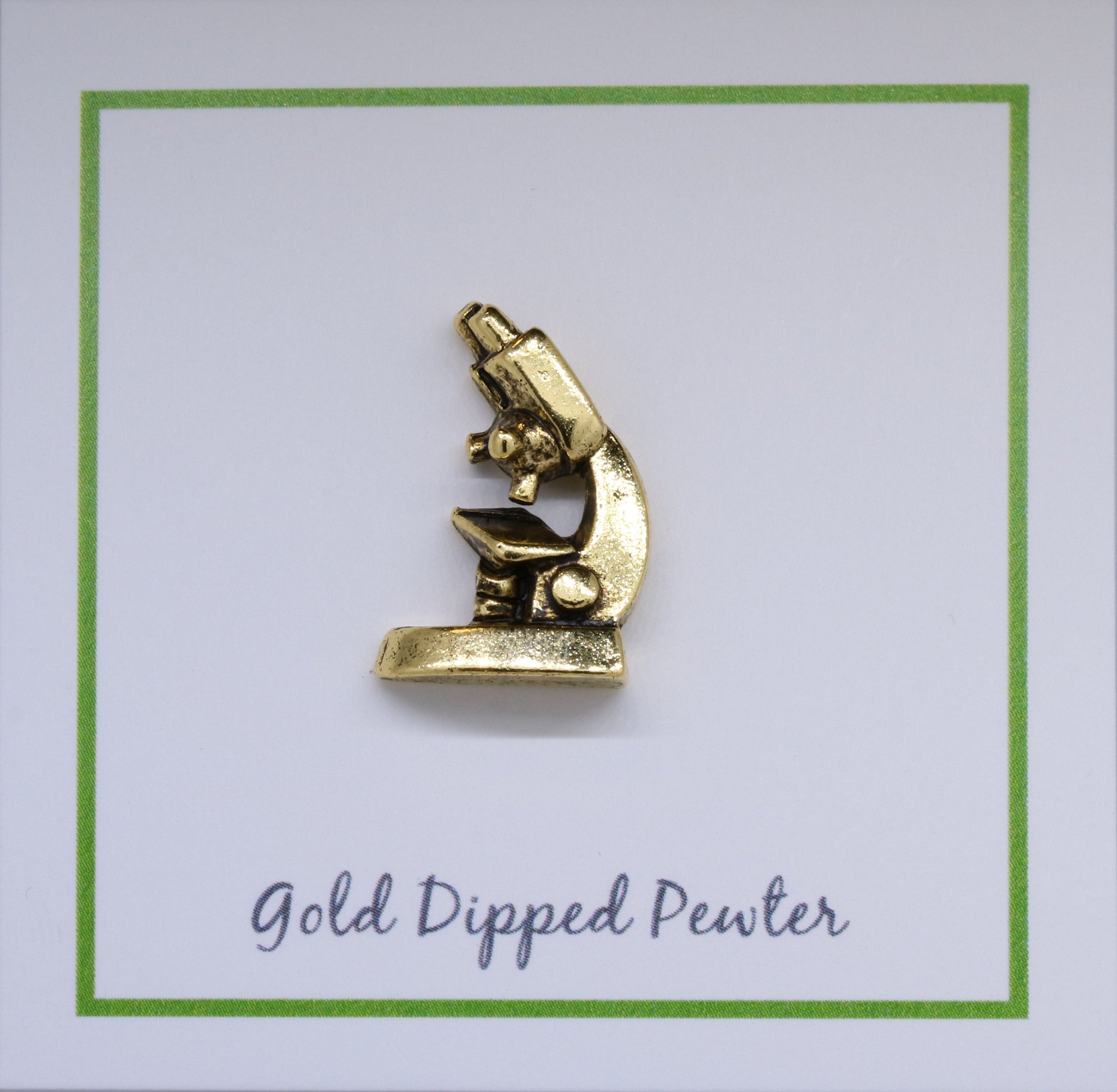 Microscope Gold Lapel Pin – lapelpinplanet