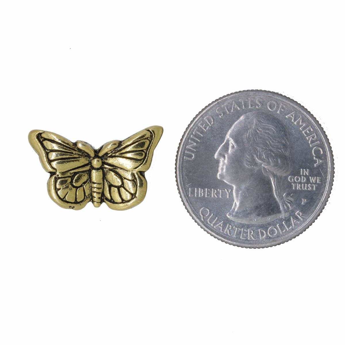 Butterfly Gold Lapel Pin | Lapel Pin Planet – lapelpinplanet