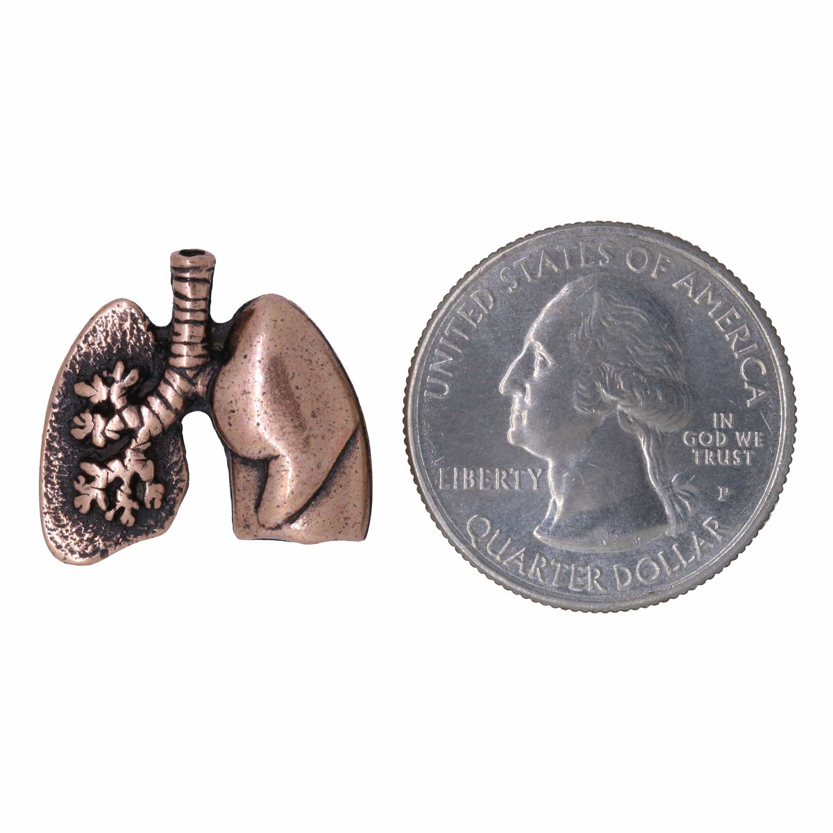 Lung Copper Lapel Pin – lapelpinplanet