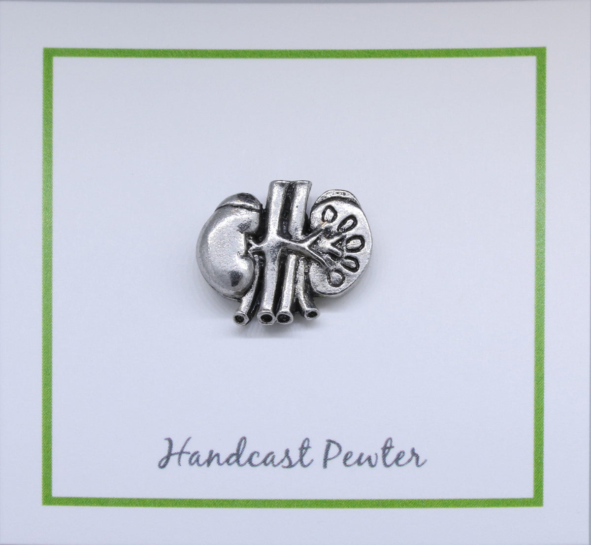 Kidneys Design Lapel Pin by Jim Clift – Lapel Pin Planet – lapelpinplanet