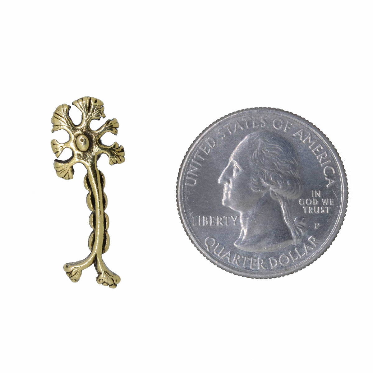 Neuron Gold Lapel Pin – lapelpinplanet