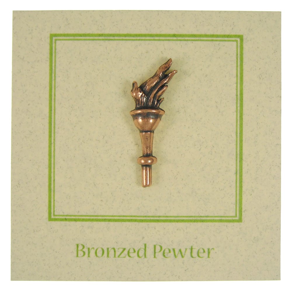 Torch Copper Lapel Pin – lapelpinplanet