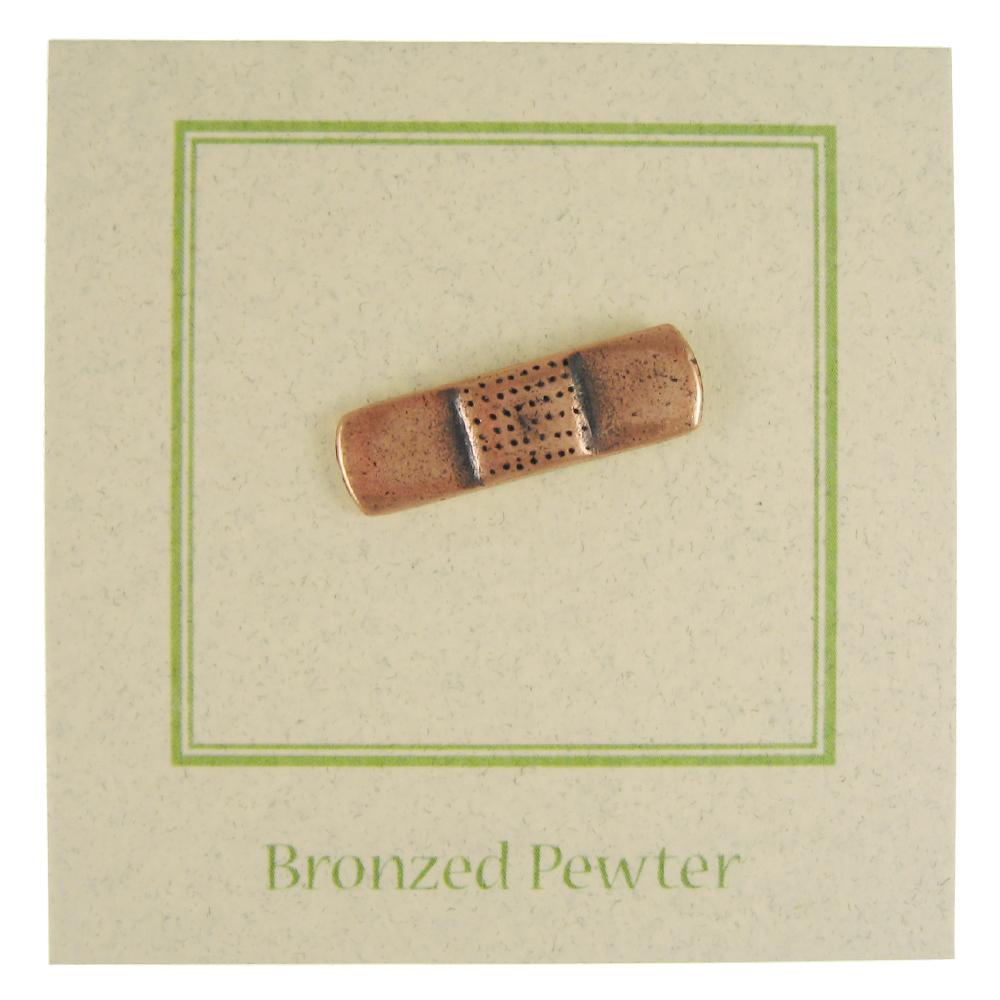 Band-Aid Copper Lapel Pin - Healing with Style | Lapel Pin Planet ...