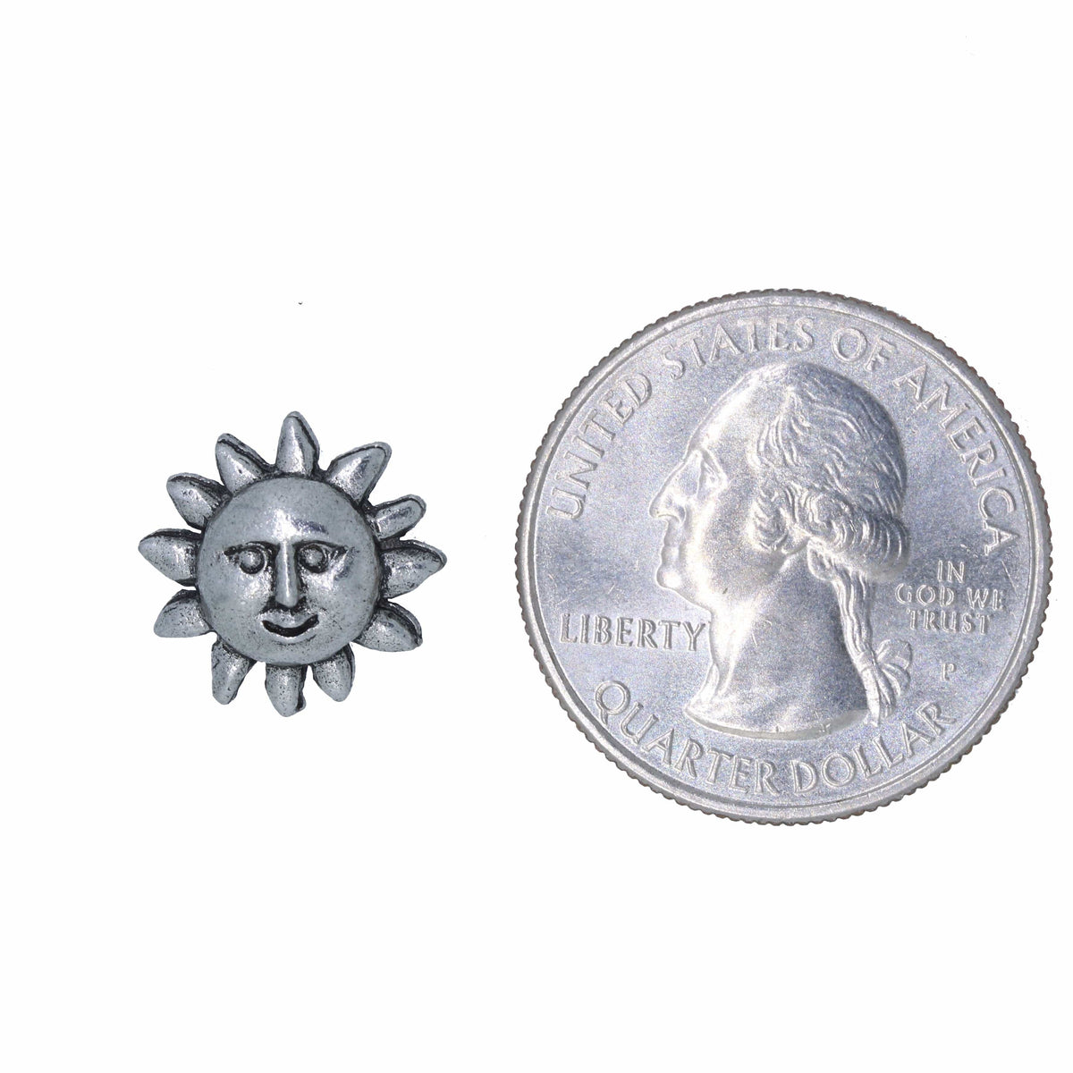 Small Sunface Lapel Pin – lapelpinplanet