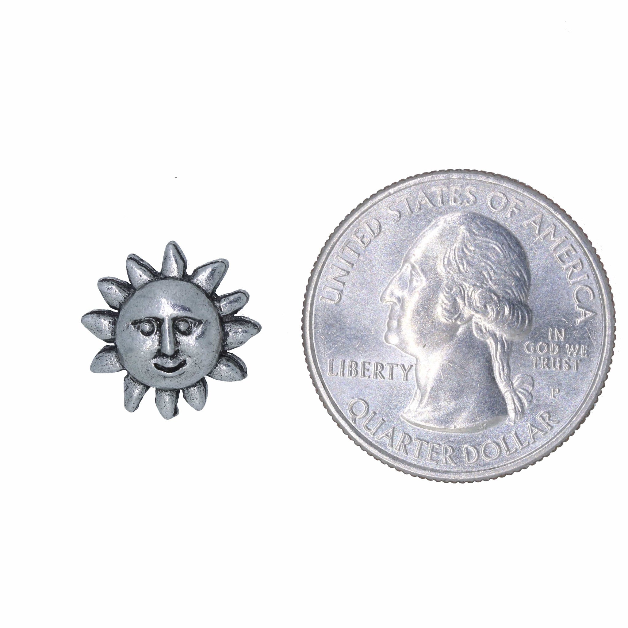 Small Sunface Lapel Pin – lapelpinplanet