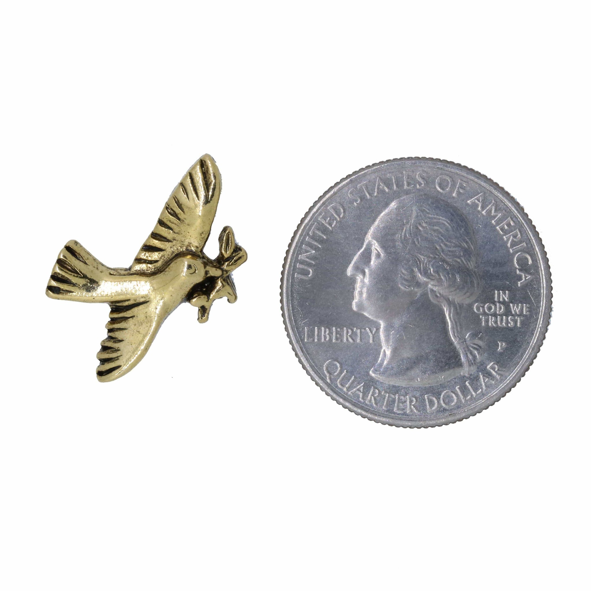 Dove Gold Lapel Pin – lapelpinplanet