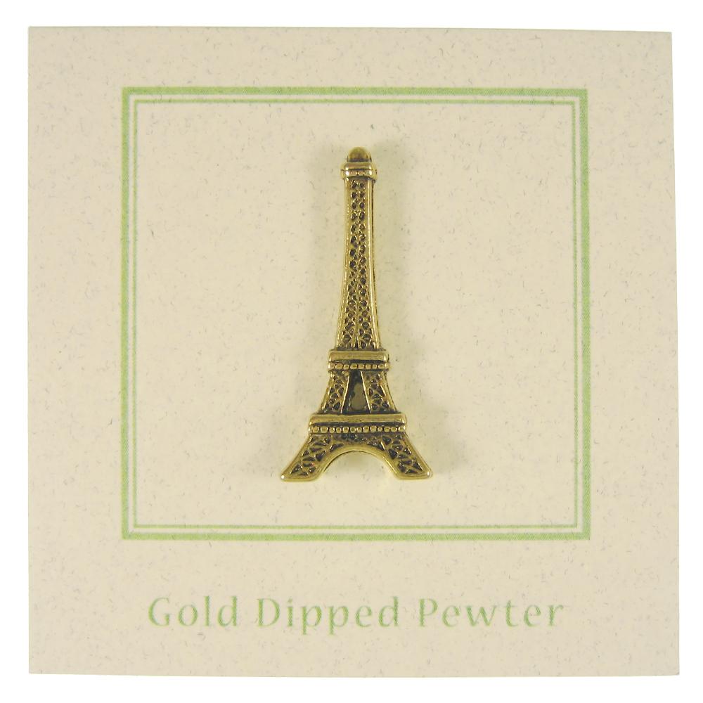 Eiffel Tower Gold Lapel Pin – lapelpinplanet